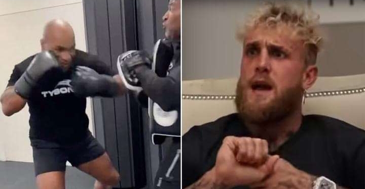 Mike Tyson sends five-word taunt to Jake Paul as he ramps up training ...
